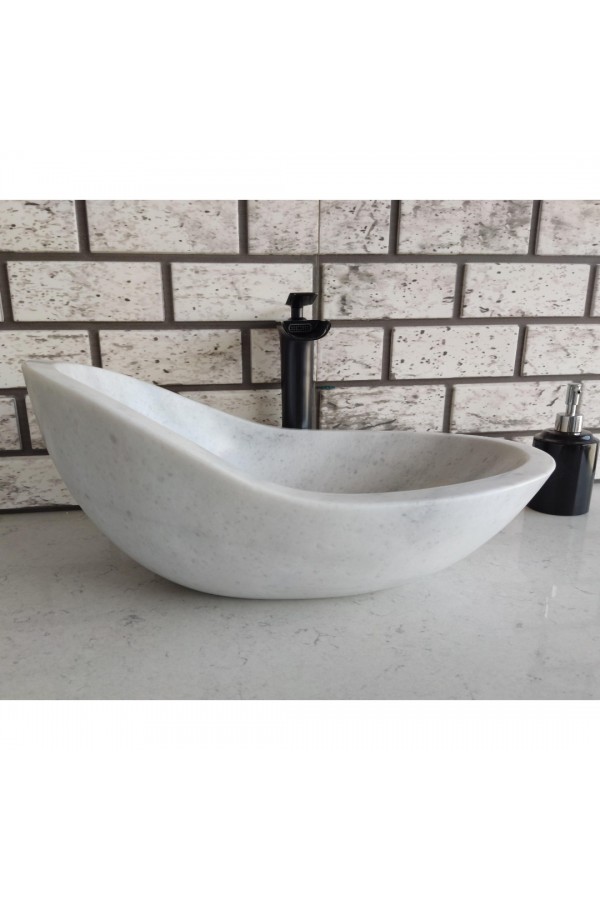 Beyaz Craft Mermer Lavabo